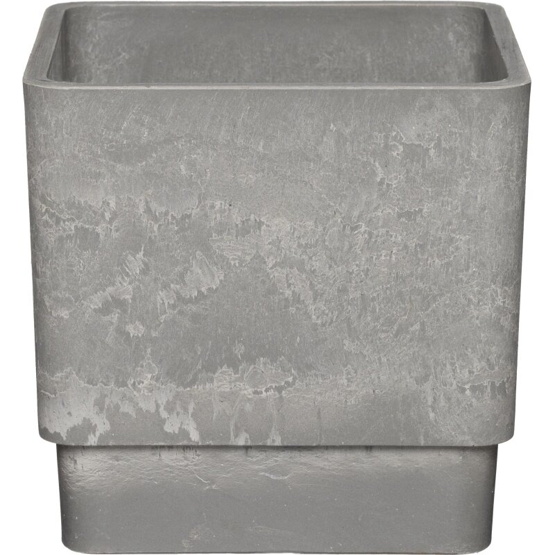 Горшок для растений GreenShip квадратный, цвет Древесный уголь, 6,5 л (H-16UF20ду)