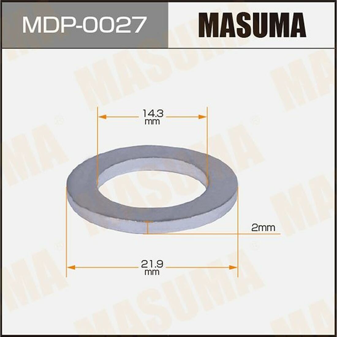 Шайба под сливную пробку Masuma MDP0027 1шт.