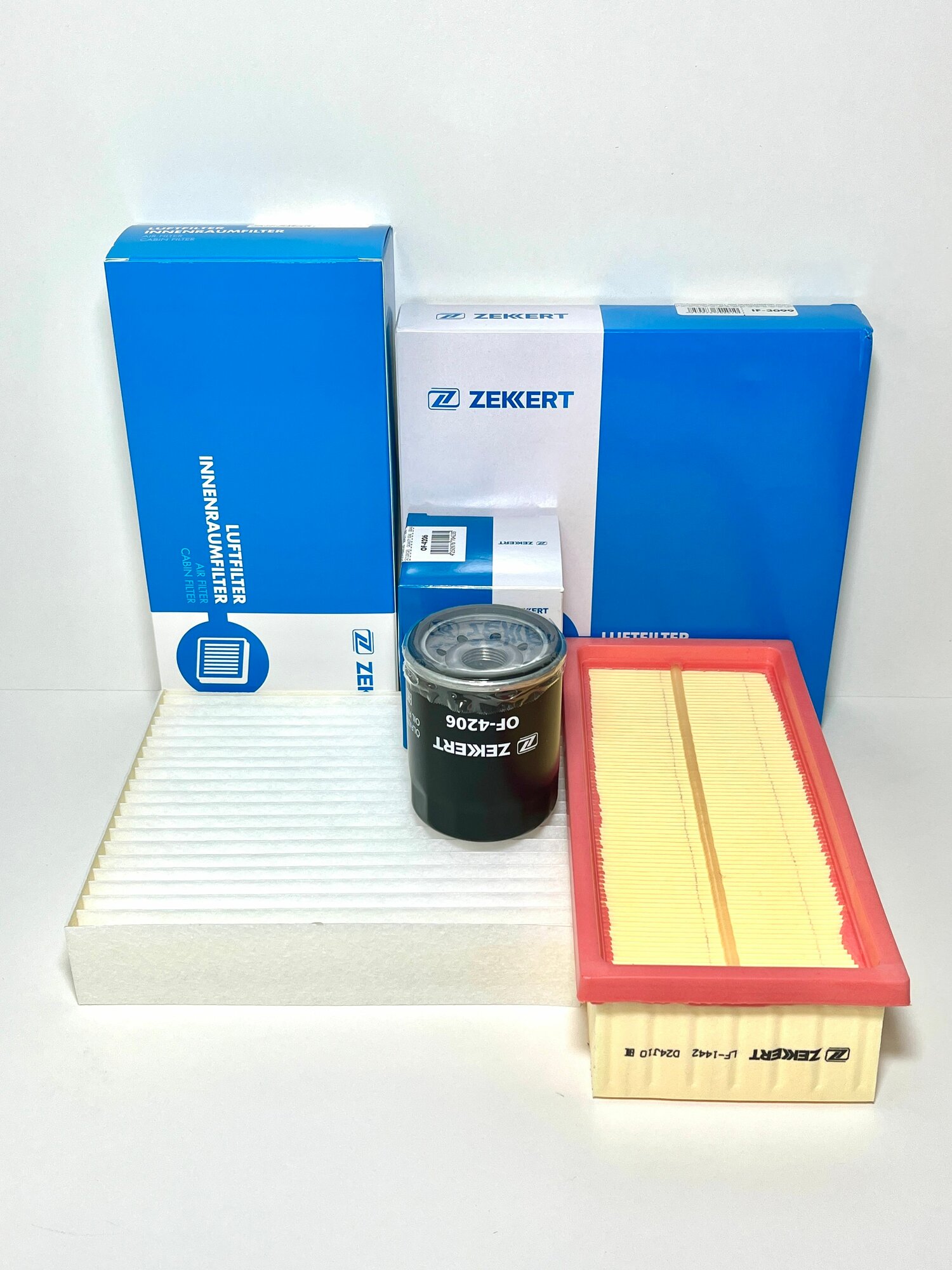 Комплект фильтров для Mitsubishi Colt 2004 - 2012 1.3 1.5 (Митсубиши Кольт 6 левый руль) фильтр воздушный + салонный + масляный ZEKKERT