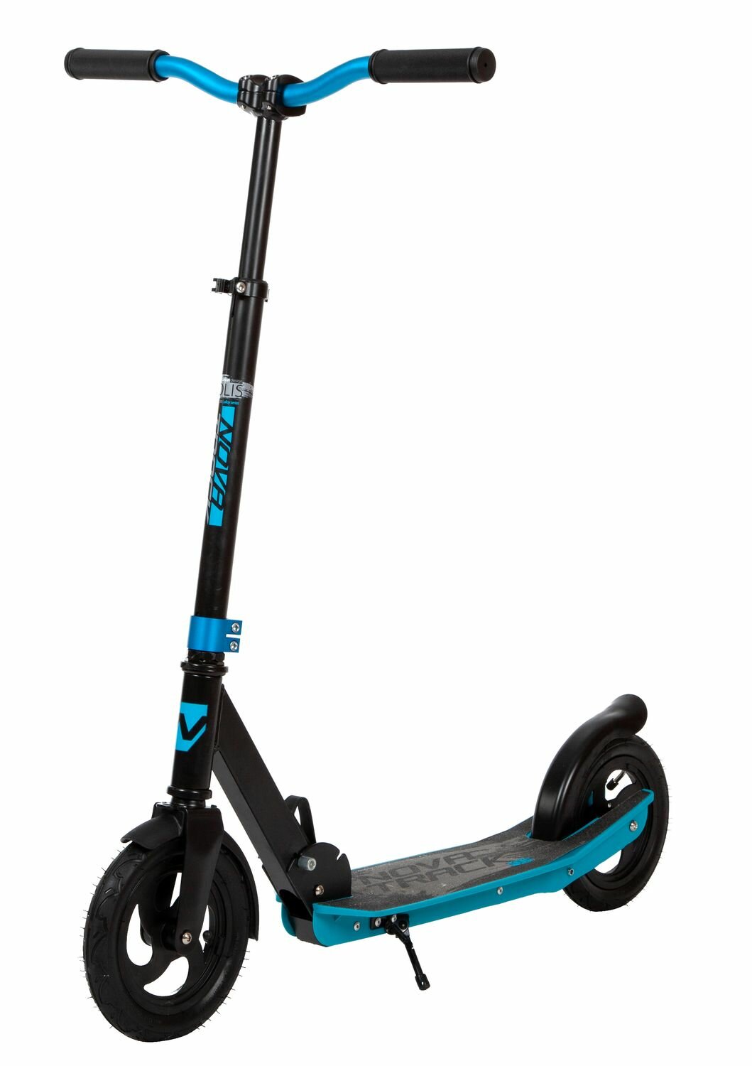 Самокат Novatrack Polis AL 200 Air, надувные колеса, складной, до 100 кг