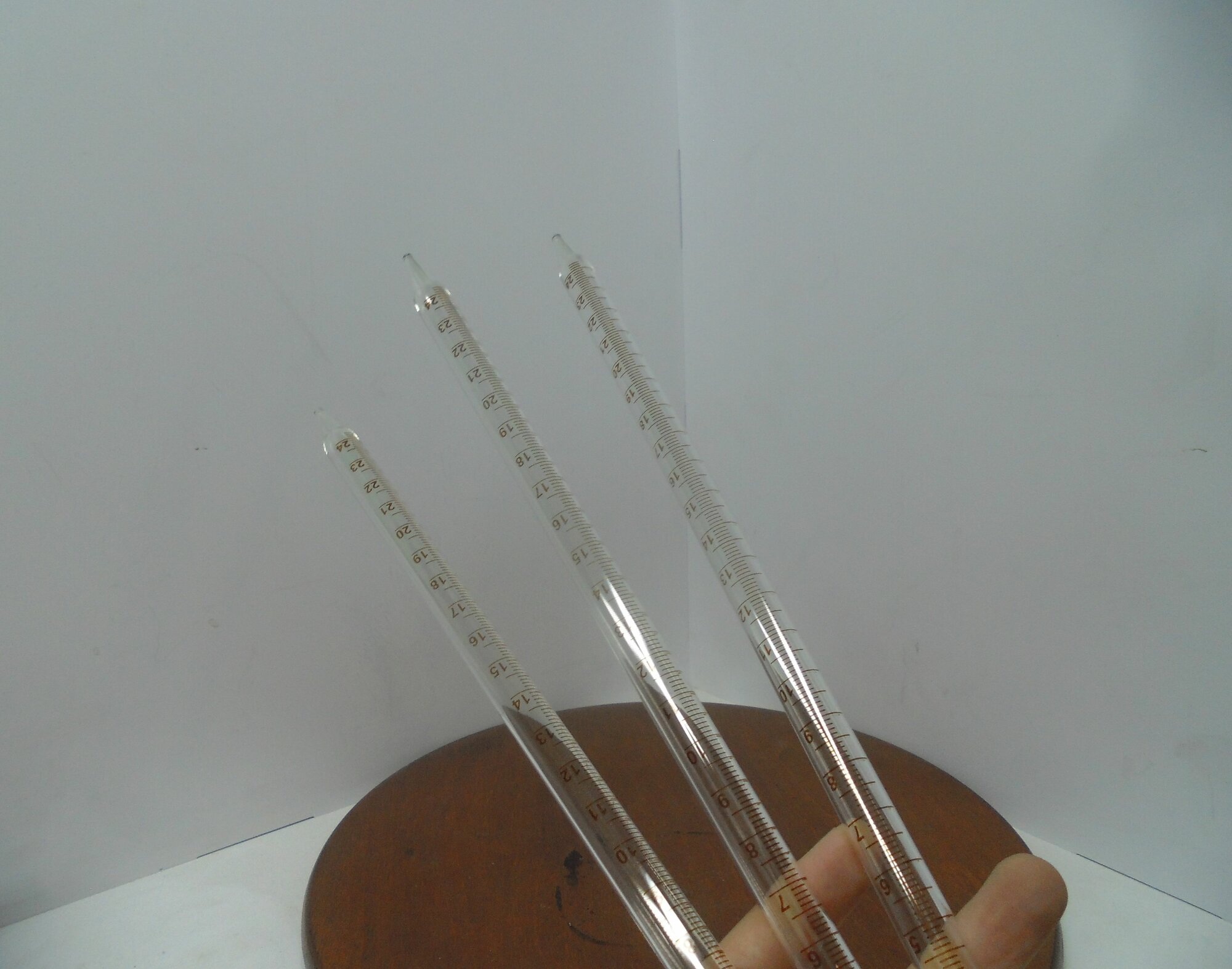 Пипетка стеклянная градуированная 2-1-2, 25 мл, 12 шт.