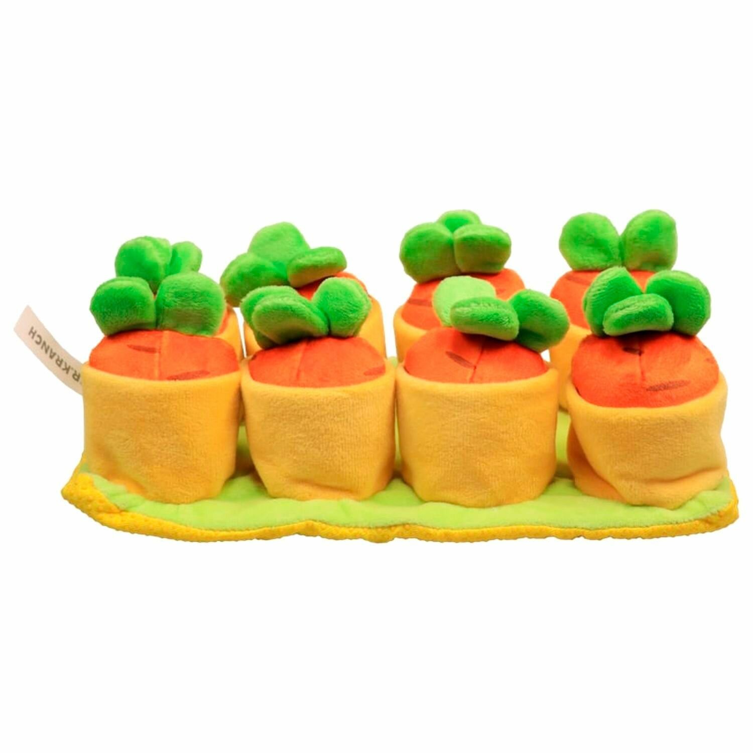 Игрушка для собак Mr.Kranch нюхательный коврик Морковная грядка, 30х16см