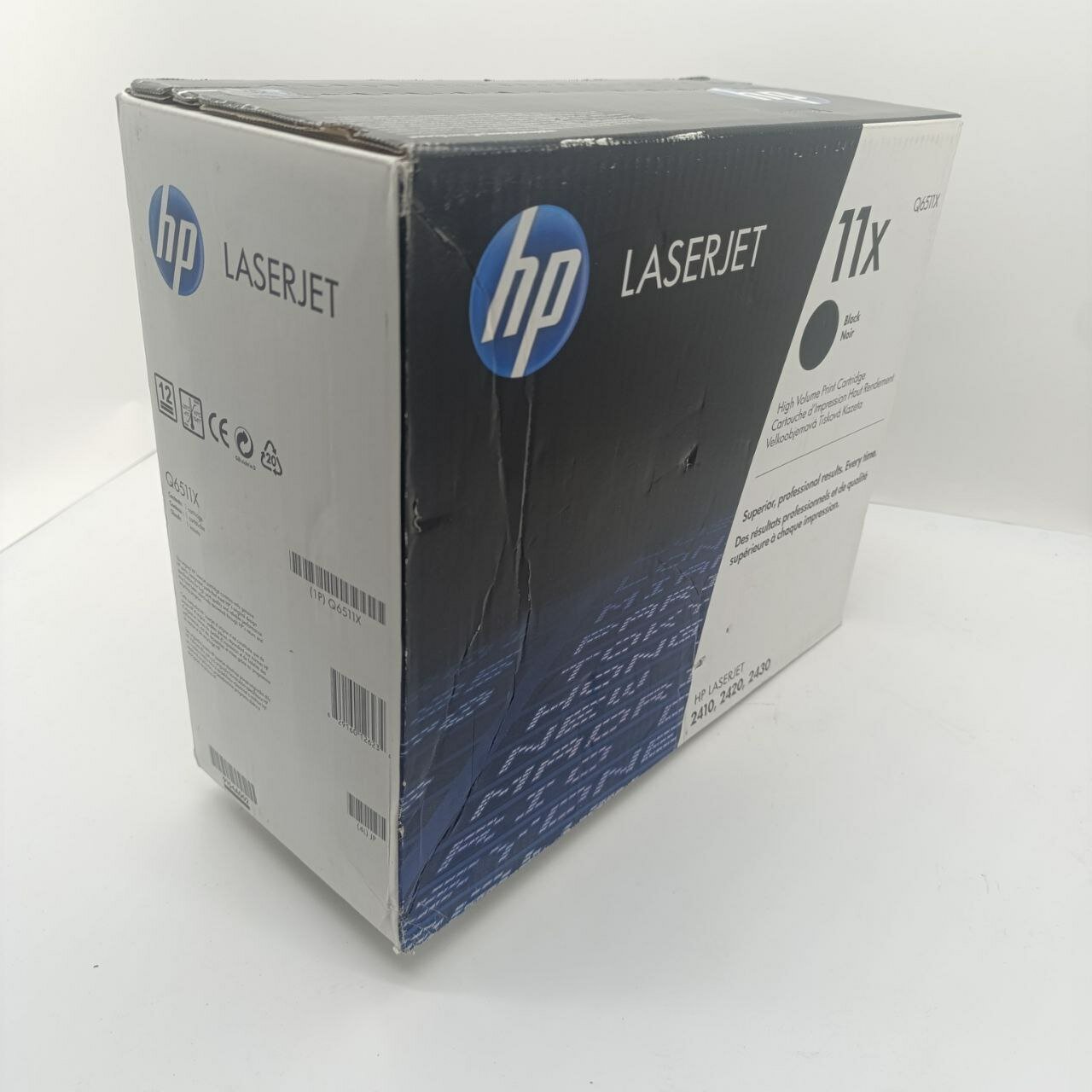 Картридж лазерный черный HP №11X (Q6511X) для принтеров HP LaserJet 2400, 2410, 2420, 2430. Товар уцененный