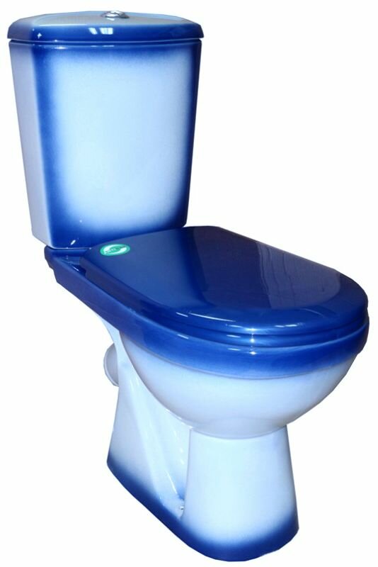 Унитаз-компакт Rosa Комфорт синий