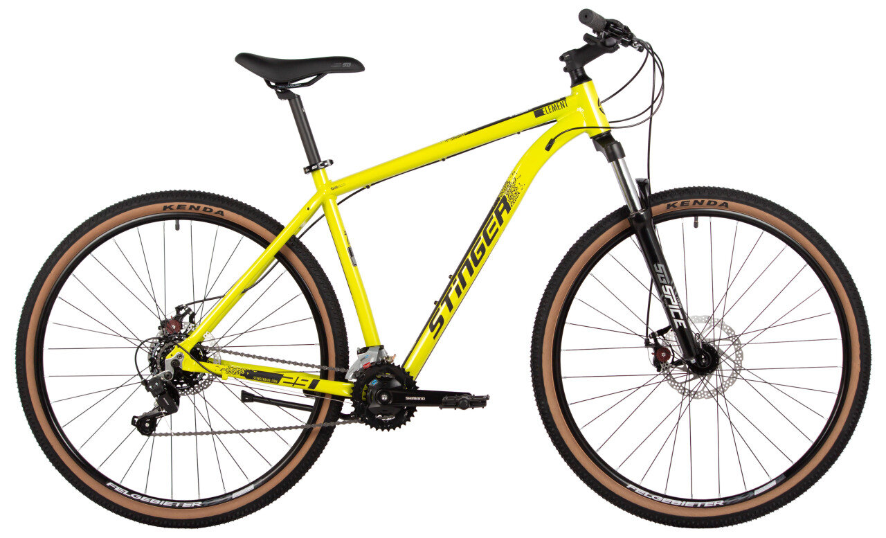 Горный велосипед Stinger Element 29" (2025) L" Зеленый (173-183 см)
