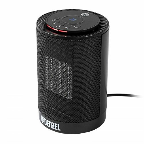 Тепловентилятор Denzel 96418, DTFC-1200, электрический керамический, 3 режима, вентилятор, нагрев 600/1200 Вт