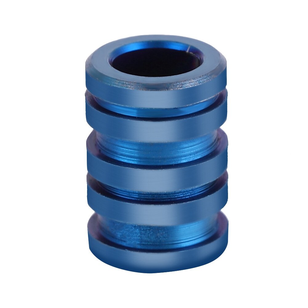 Подвеска-бусина из титанового сплава TC4 для парашютного шнура, большой размер, синяя