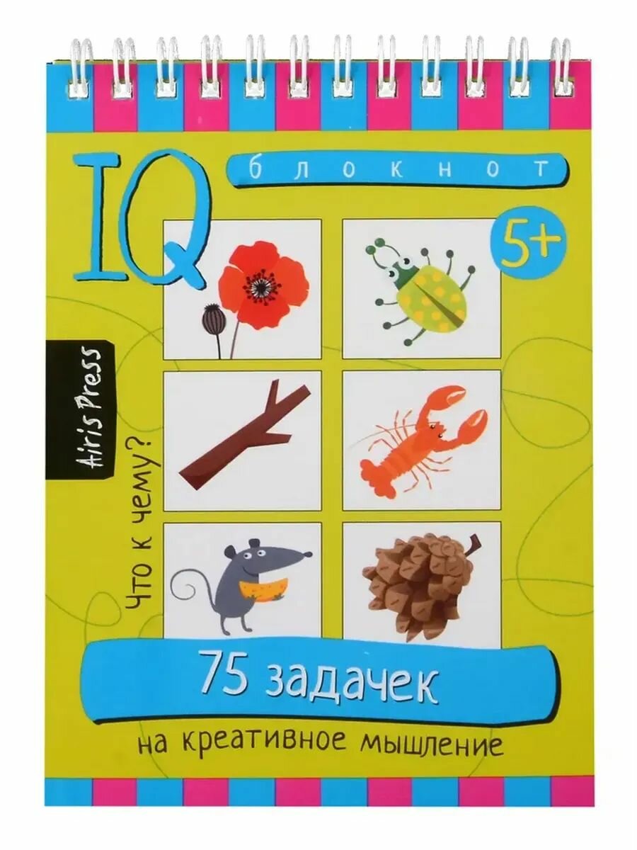 Умный блокнот. 75 задачек на креативное мышление 5+