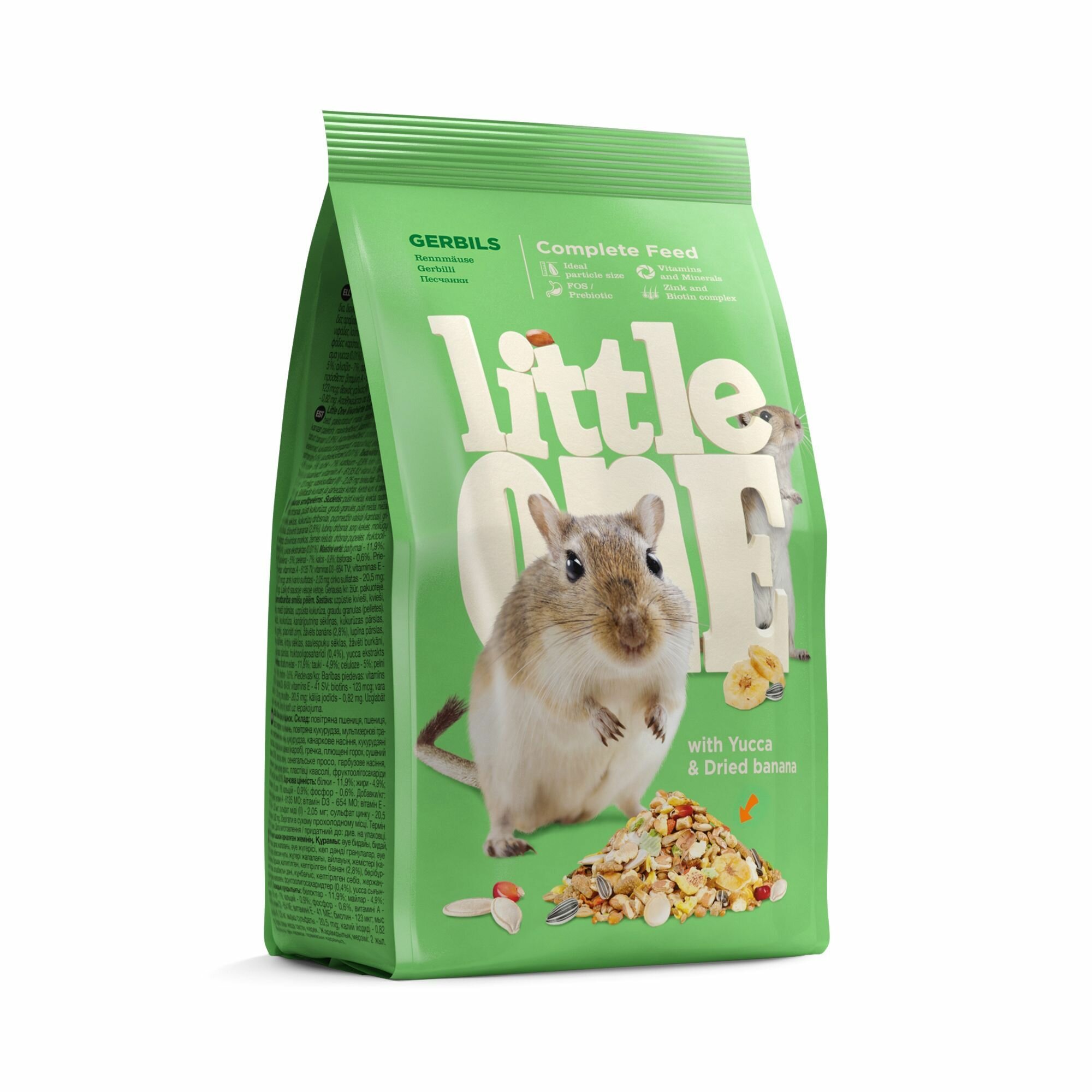 Little One Корм для песчанок, полнорационный, сбалансированный, 400г