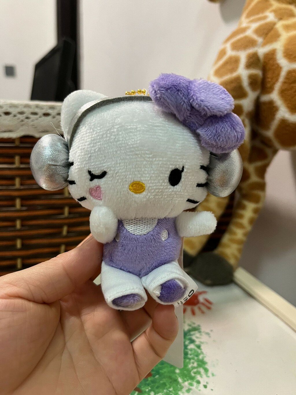 Плюшевые брелоки Кт Панда и Яблоко для коллекционеров и детей