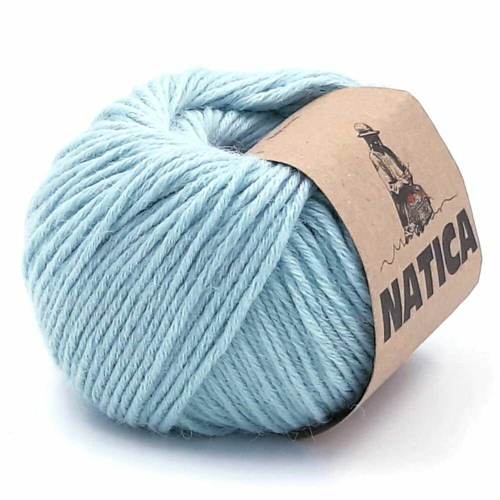 Пряжа Kutnor Natica 2201 мята (50г/100м, упаковка 10 мотков)