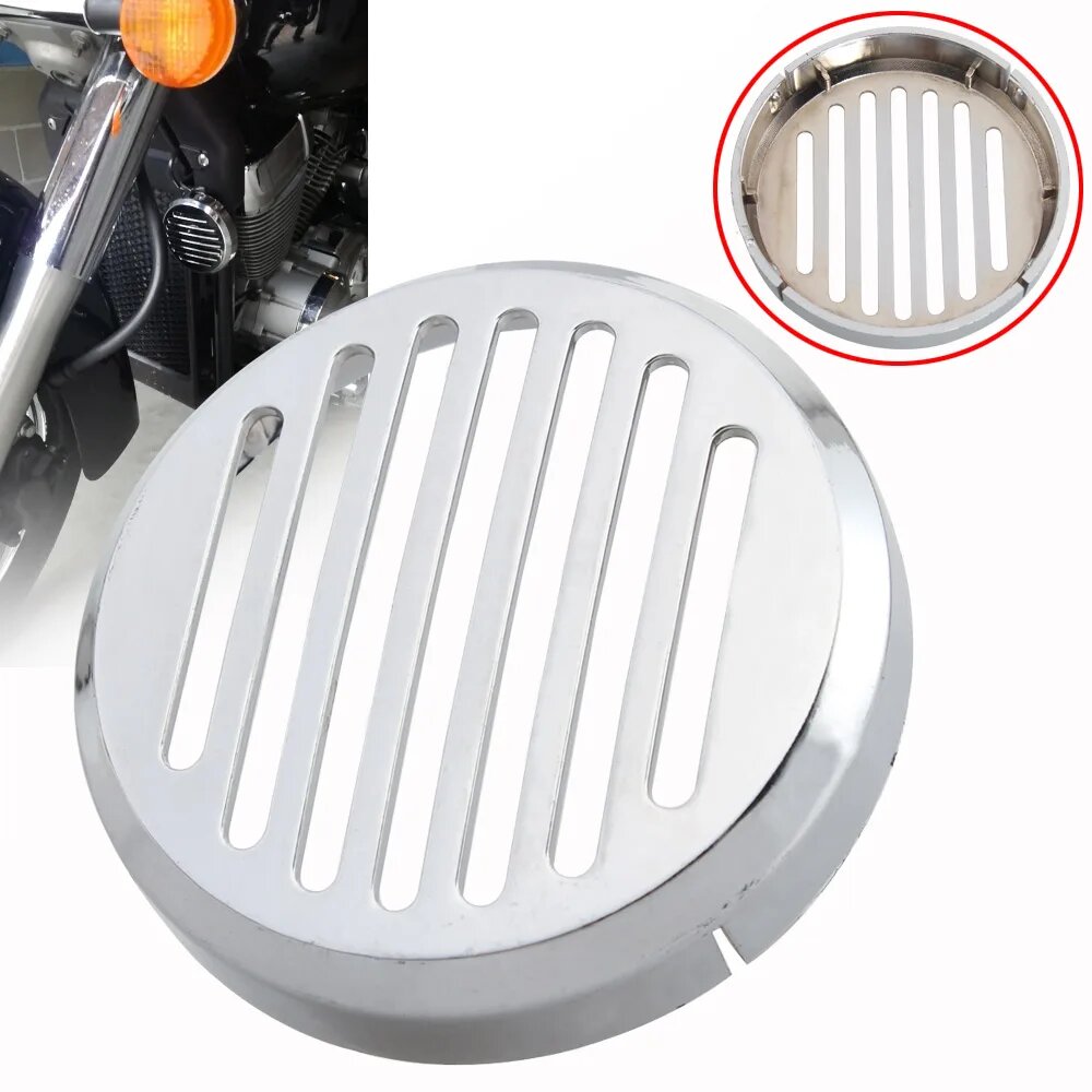 Для Honda Shadow Aero Spirit Sabre Aero ACE VLX VT600 750 1100, самый мотоцикл с круглыми рогами 3-1/2 дюйма, крышка с прорезями для мотоцикла