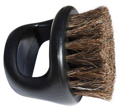 Щетка-смёртка KONDOR, для фейдинга волос и усов, искусственная щетина, пластик