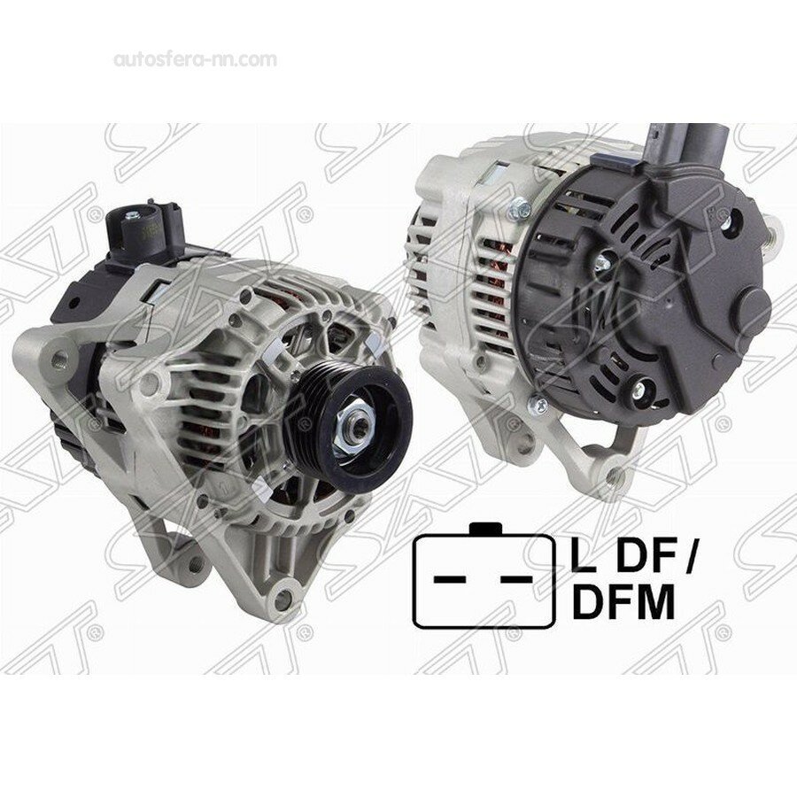 SAT ST5705KXN Генератор CITROEN BERLINGO 1.4 KWF 02-/PEUGEOT 206 2.0 00- 12v70 A