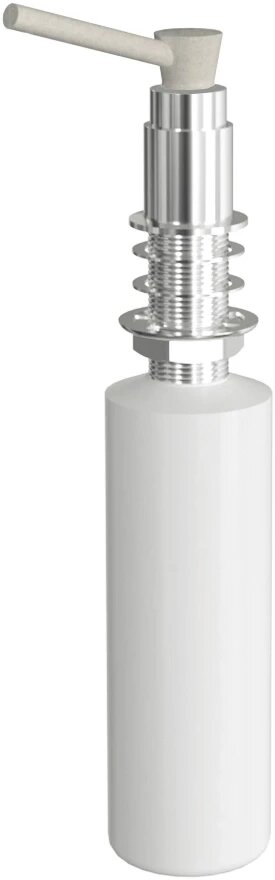 Дозатор для жидкого мыла Florentina Каскад 703.725.0000.104 300 мл, встраиваемый, для кухни, хром/бежевый