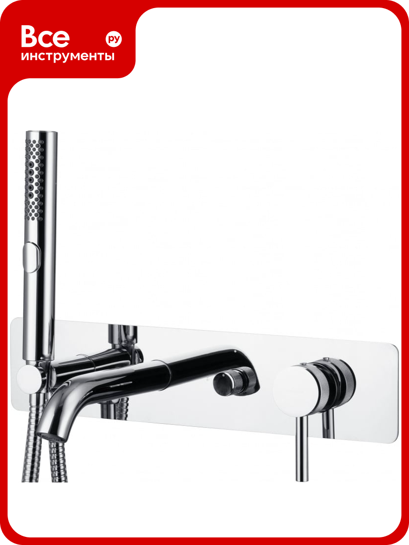 Смеситель для ванны с душем ALLEN BRAU Priority 5.31006-00 с внутренней частью 00265363