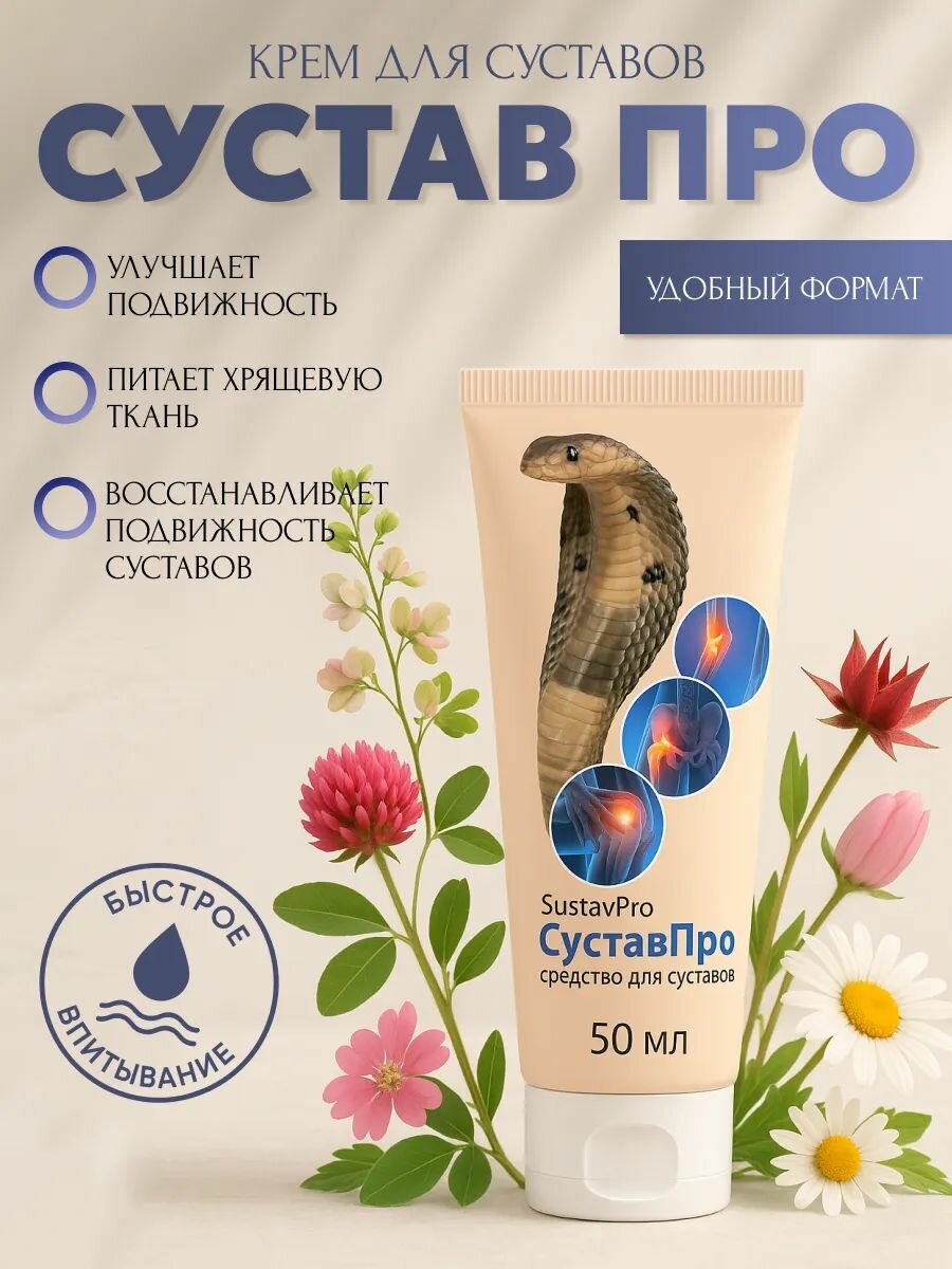 Крем мазь для суставов СуставПро