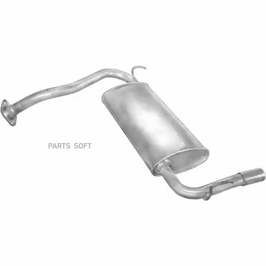 Глушитель задняя часть от официального дистрибьютора, POLMOSTROW, артикул 1269