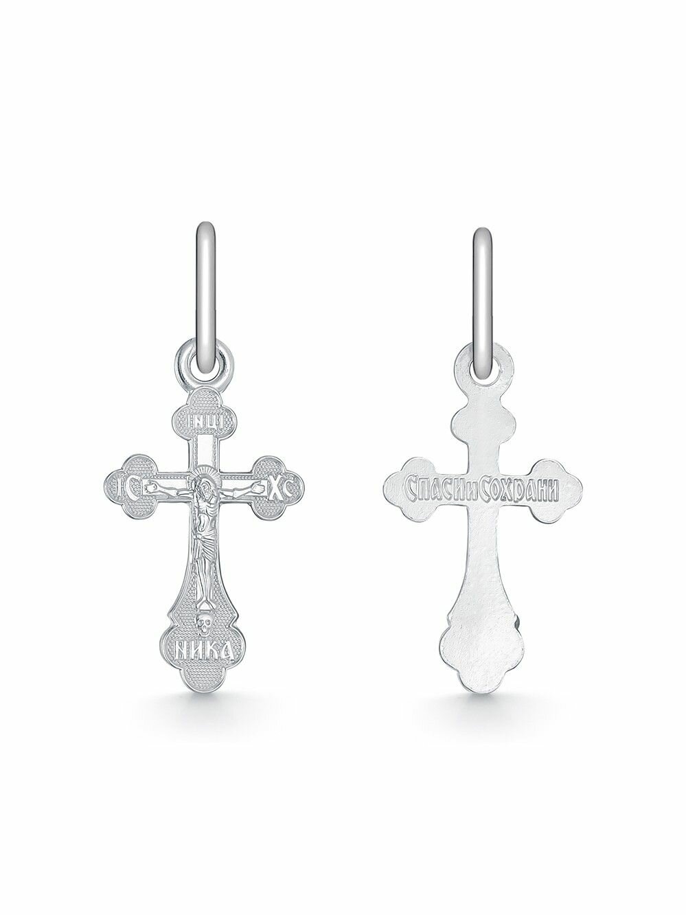 Крестик, серебро, 925 проба