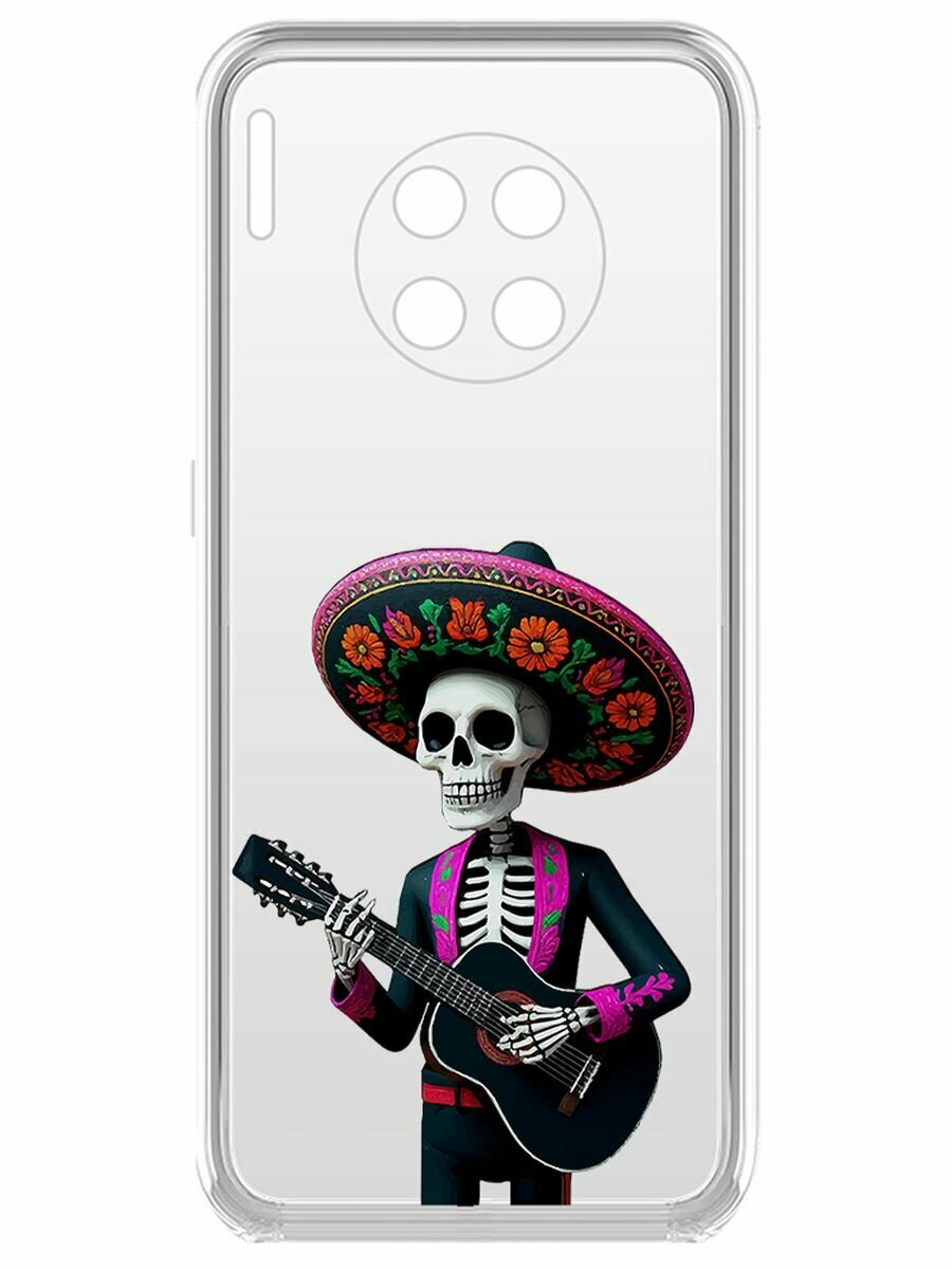 Чехол-накладка Krutoff Clear Case Марьячос для Huawei Mate 30