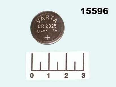 Батарейка CR2025 3V Varta 6025 Lithium
