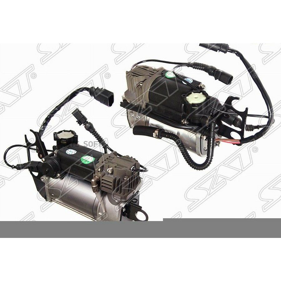 Компрессор контроля высоты (пневмоподвески) AUDI Q7 05-/VW TOUAREG/PORSCH CAENNE 02-10 от официального дистрибьютора, SAT, артикул ST7L0616007A