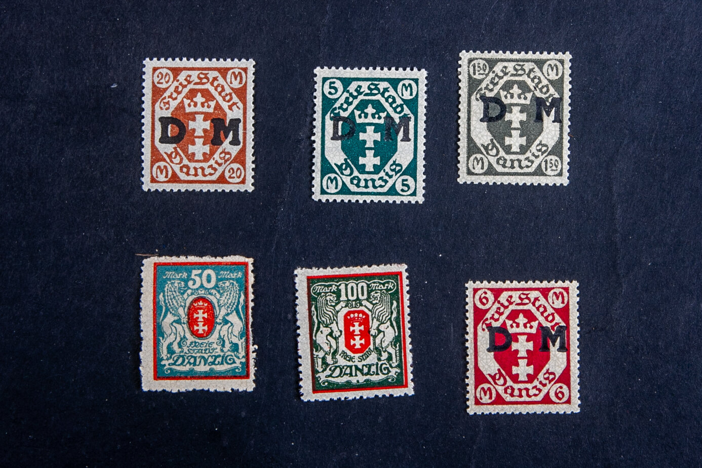 Германия. 1920-35 год. Германская Империя Вольный город Данциг . Герб геральдика