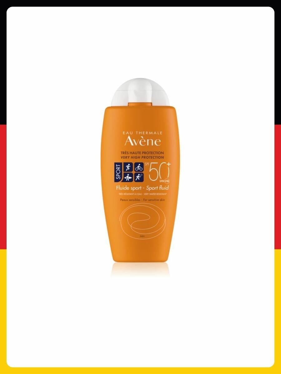 Средство солнцезащитное Avene Sun Sport Fluid Protective Fluid SPF 50, 100 мл