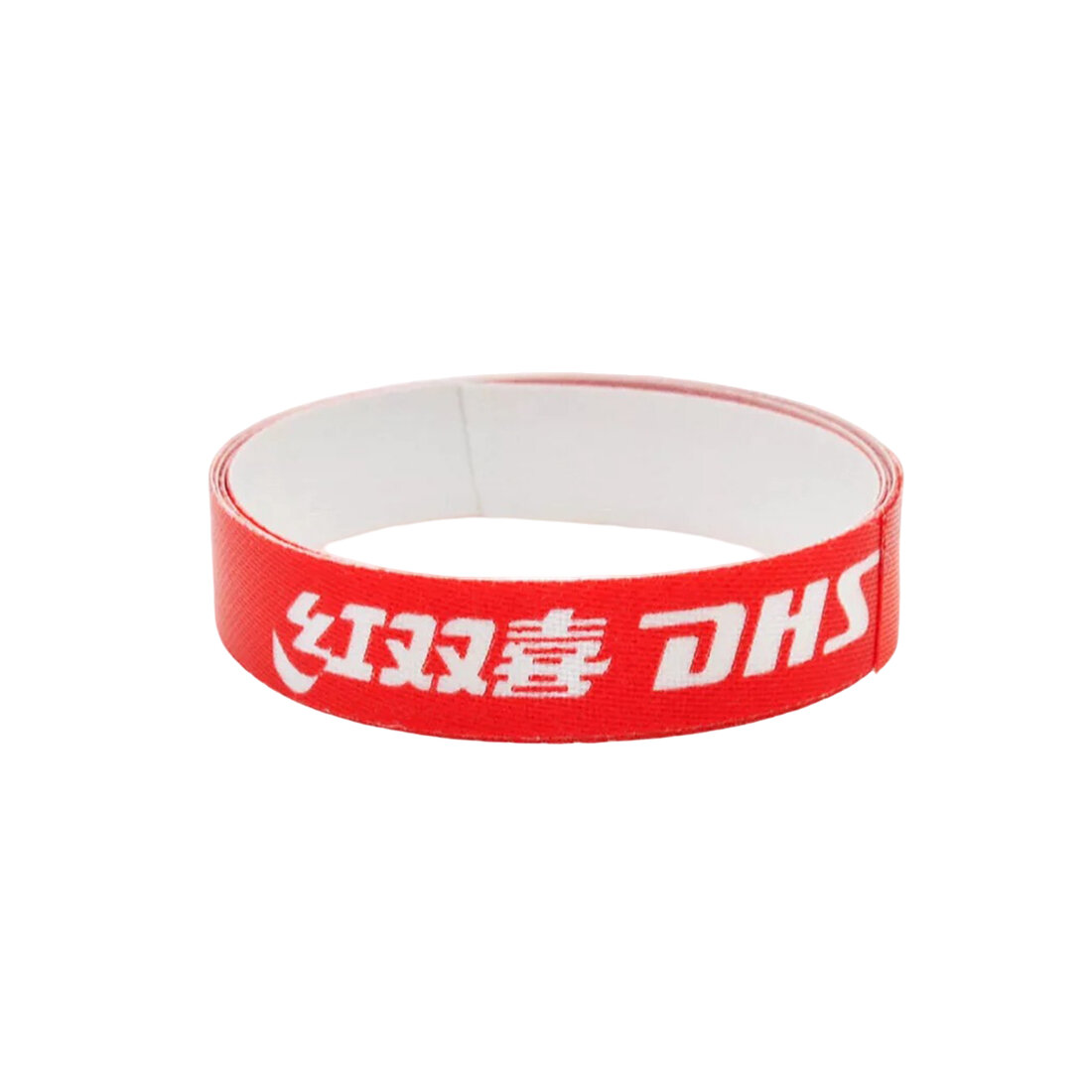 Торцевая лента для настольного тенниса DHS 0.45m/7mm, цвет красный