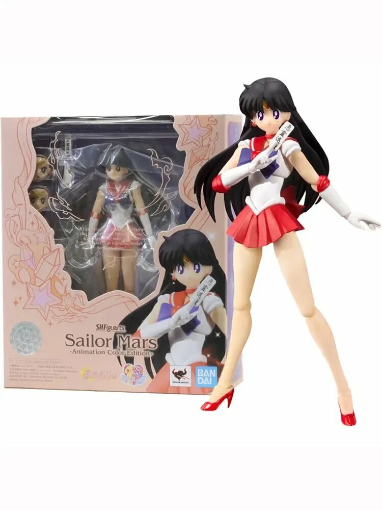 Фигурка Bandai S.H.FIGUARTS Pretty Guardian Sailor Mars , Animation Color Edition, SHF 14cm