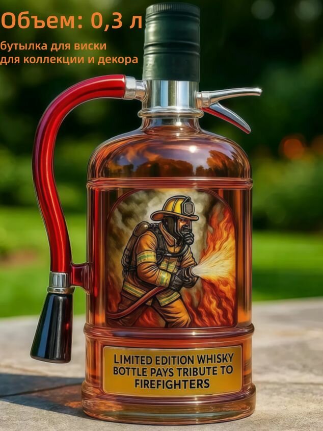 Бутылка для виски, для коллекции и декора, 0.3L