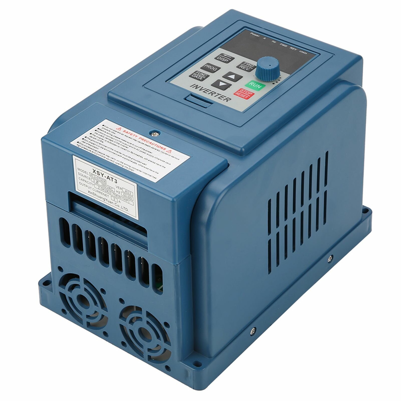 1 шт, 380 В переменного тока, 3 А, частотно-регулируемый привод, VFD-регулятор скорости для 3-фазного двигателя переменного тока мощностью 0,75 кВт