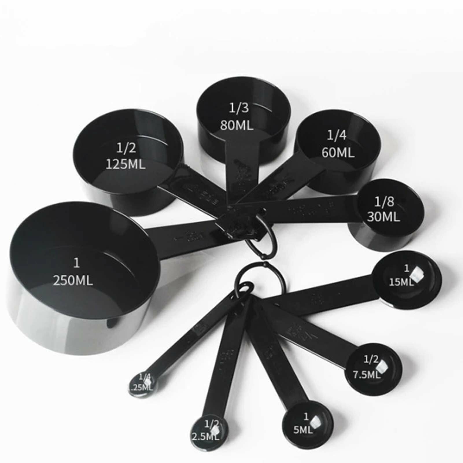 10Pcs Measuring Spoon Set Safe Durable PP Baking Spoons for Kitchen Gadgets — фото 1