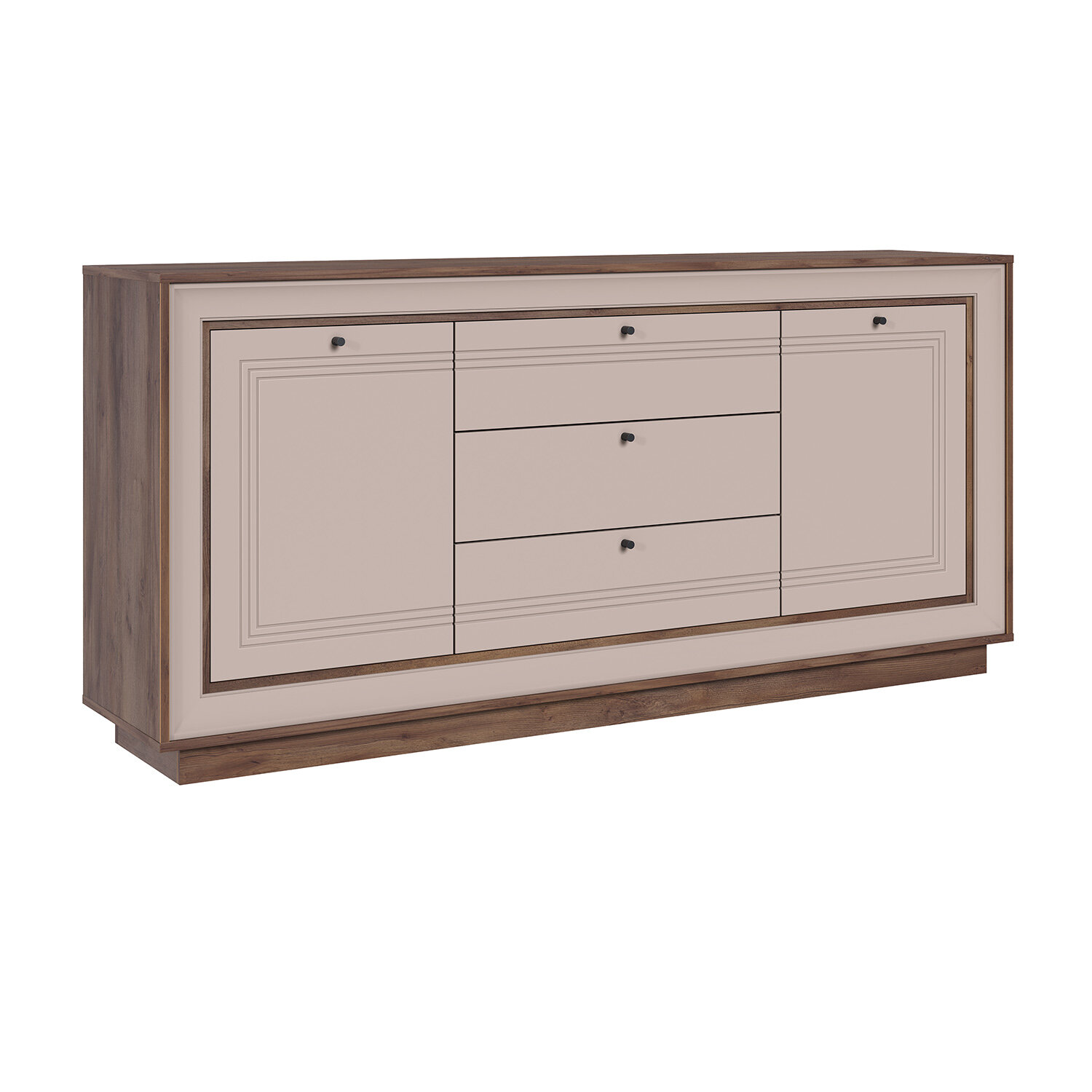 Комодино 180 см Комод большой с ящиками и полочками, арт-деко Прато