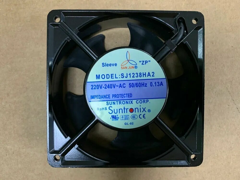 SJ1238HA2 Suntronix SANJUN Вентилятор охлаждения 220V 240V 12038 120X38MM Осевой вентилятор -