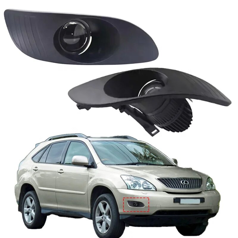 2003-2008 для Toyota Harrier Lexus RX300 RX330 RX350 RX400 BI Светодиодные противотуманные фары Проектор Лазерные линзы Дневные фары Противотуманные фары