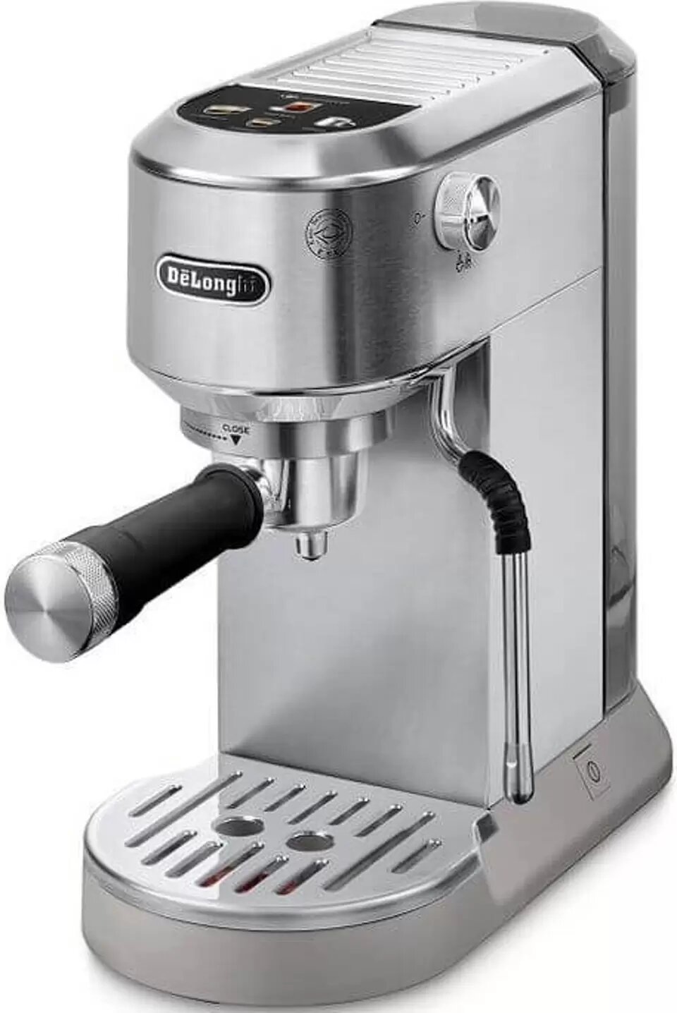 Кофеварка Delonghi EC890. M серебристый , сенсорное управление