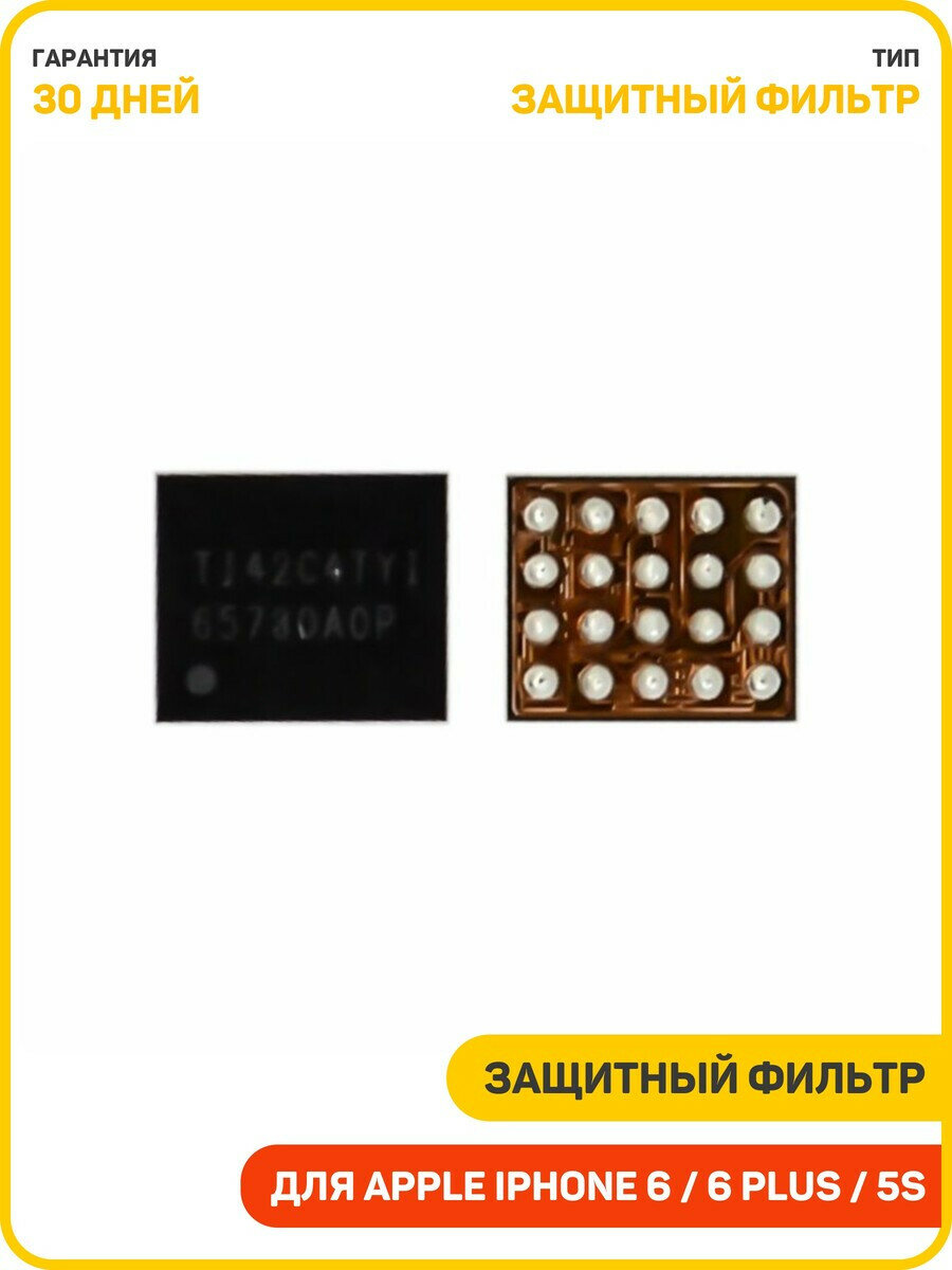 Защитный фильтр (стекляшка) дисплея для Apple iPhone 5S / iPhone 6 / iPhone 6 Plus (65730A0P)