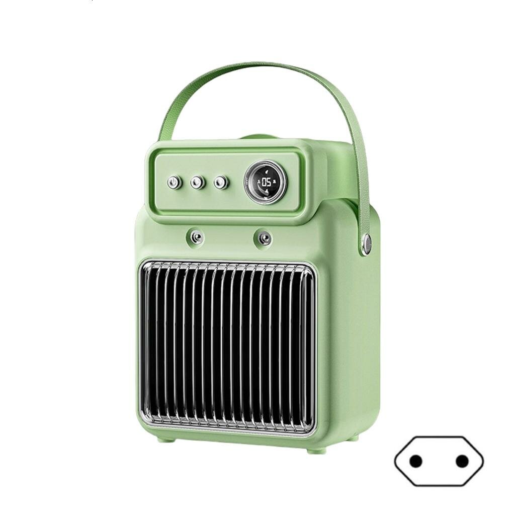 Небольшой электрический настольный обогреватель мощностью 1200 Вт, настольный обогреватель с вентилятором, настольный обогреватель с увлажнением, вентилятор быстрого нагрева, подходящий для домашнего и офисного использования