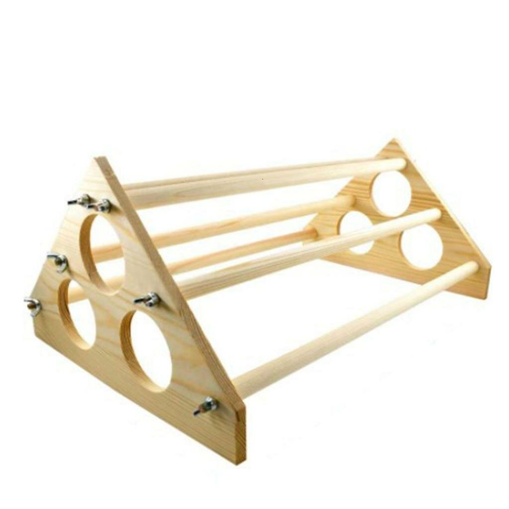 Игрушка для кур с насестом, 3 круглых отверстия