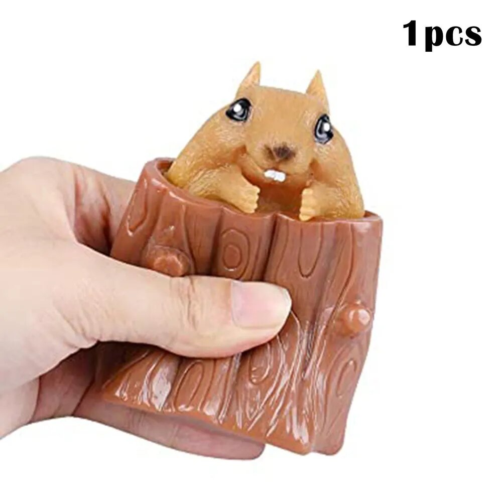 Фуфлик суслик коричневый - бешеная белка антистресс мялка