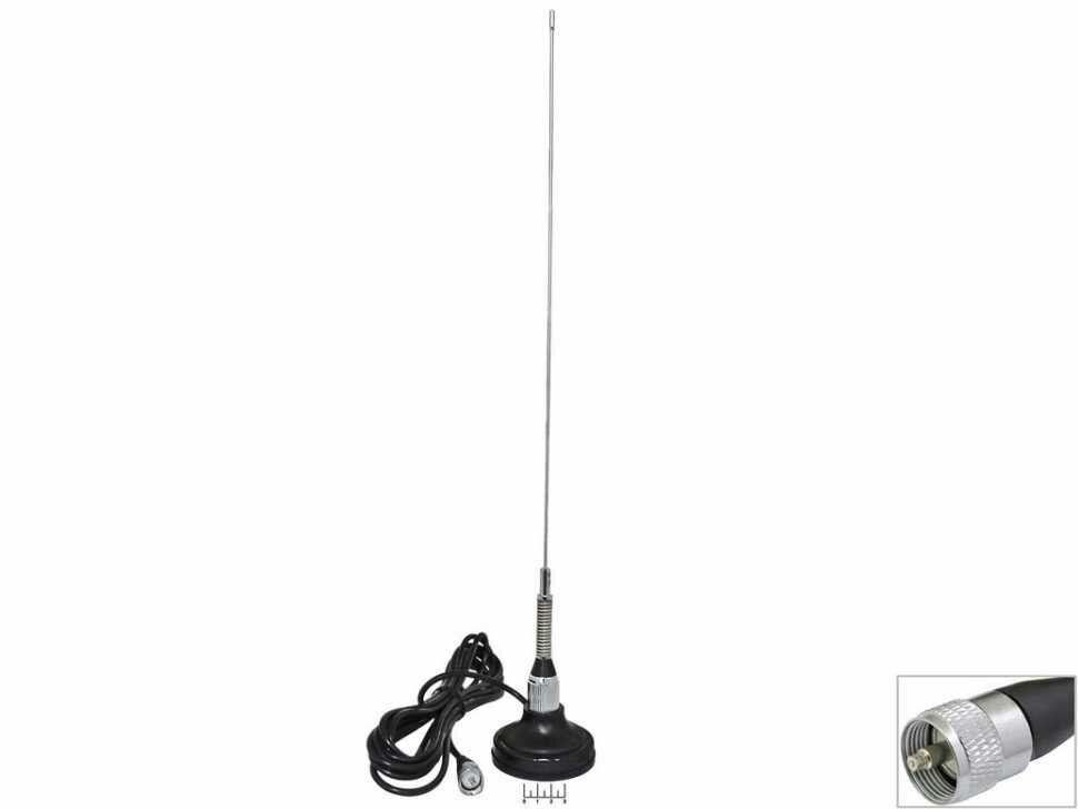 Антенна к радиостанции автомобильная 136-470 MHz Optim MG-150 на магните