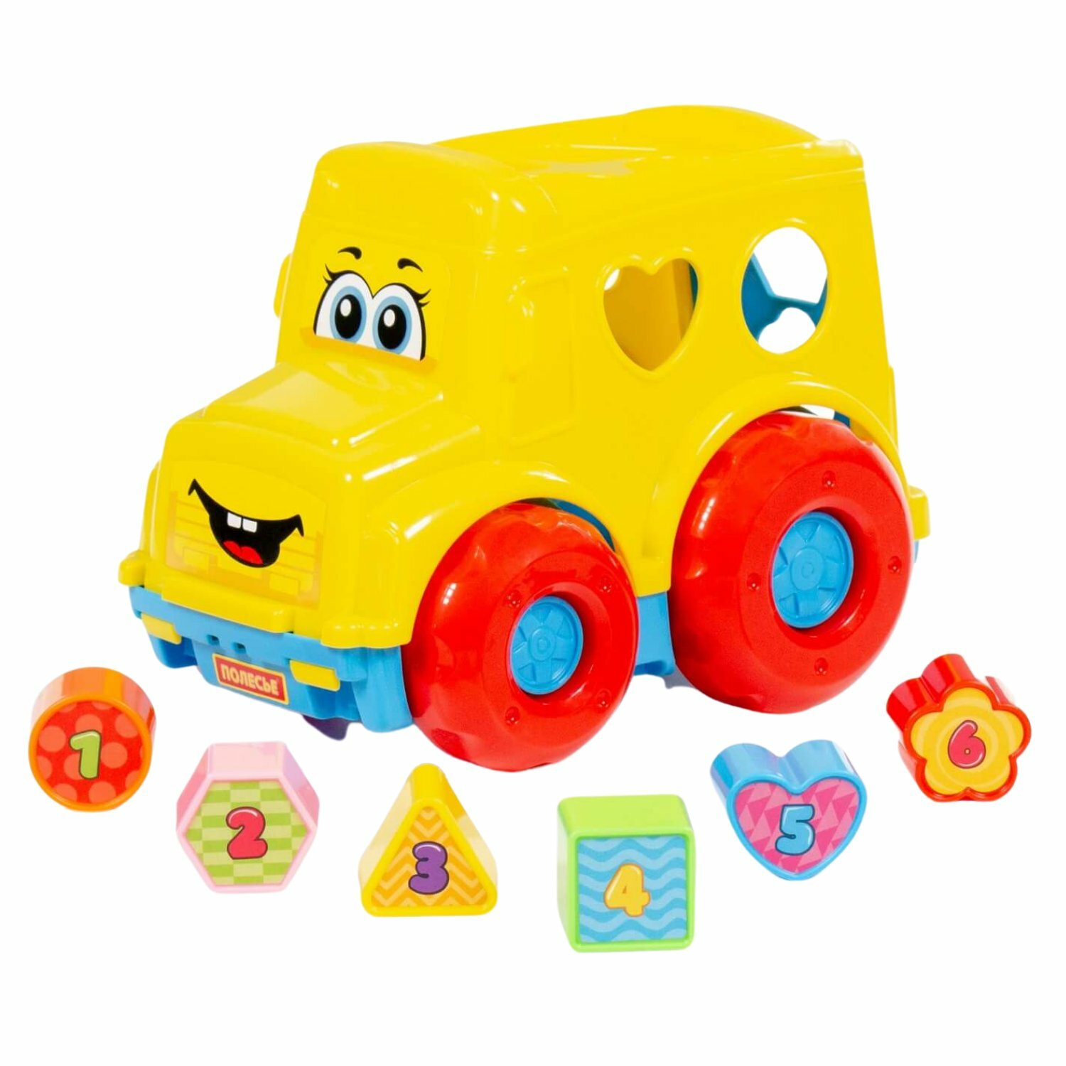 Полесье Игрушка развивающая Автобус Сортер 87980 с 1 года