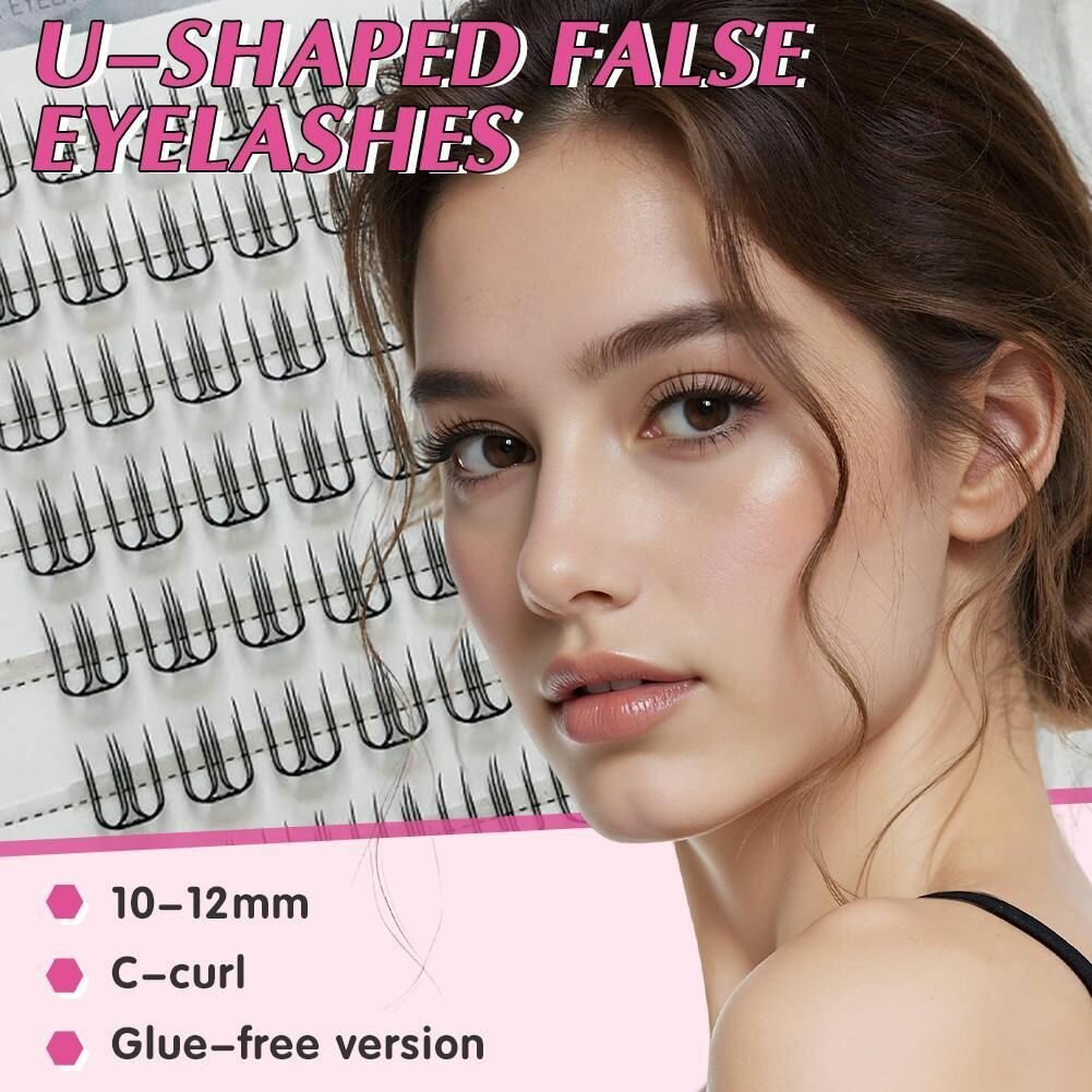 Корейские U-образные ресницы-фальшивки в стиле
