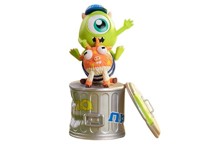POP MART Mystery Box Disney Pixar Monsters University OK Brotherhood, унисекс, синий, Confirmed-Hidden Style-Catch The Mascot-Get It! (Open)