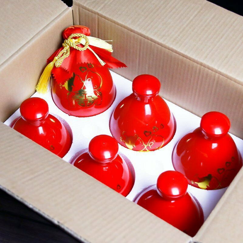 Полный набор пустых винных бутылок для свадебных банкетов, высококачественные стеклянные винные банки для свадеб, пустые бутылки для алкоголя для свадебных банкетов, антикварные винные банки.