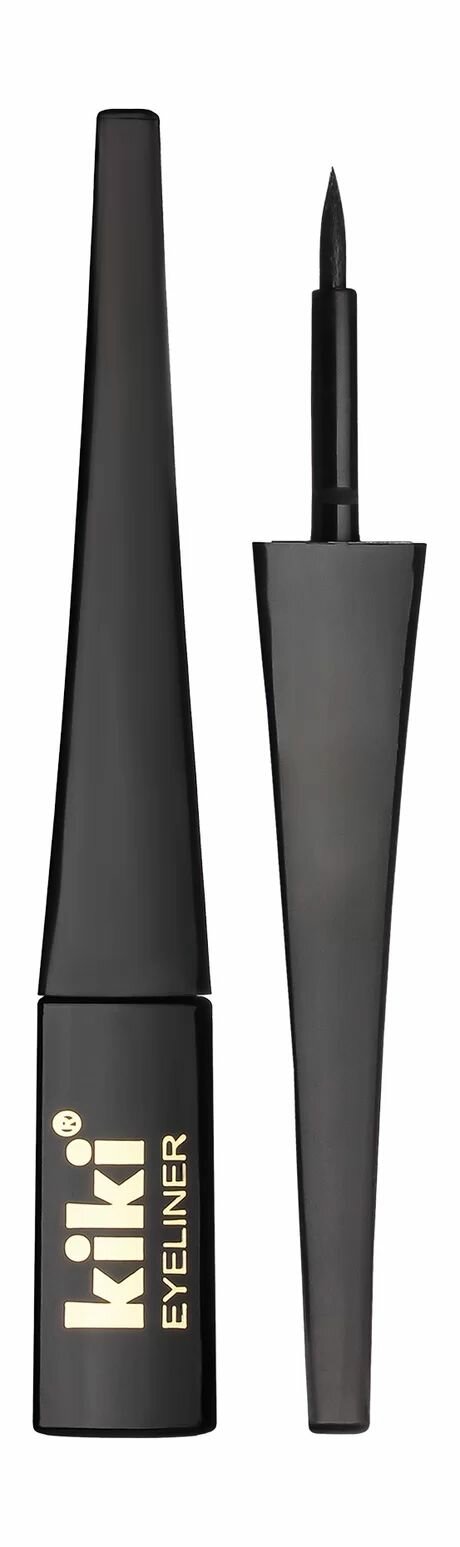 KIKI Жидкая подводка для глаз Eyeliner black, 3,5 мл, черный