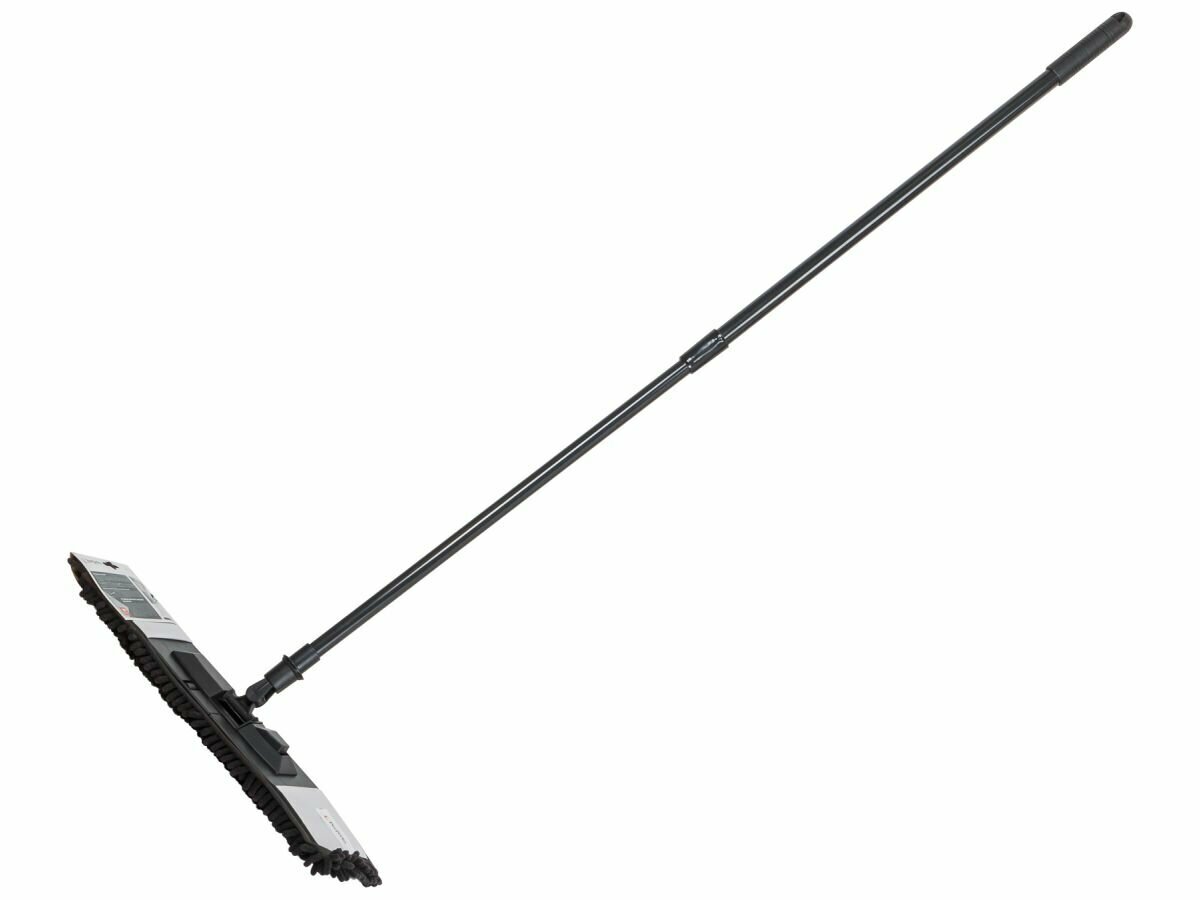 Швабра для пола PERFECTO LINEA с насадкой из шенилла черная (43-401123)