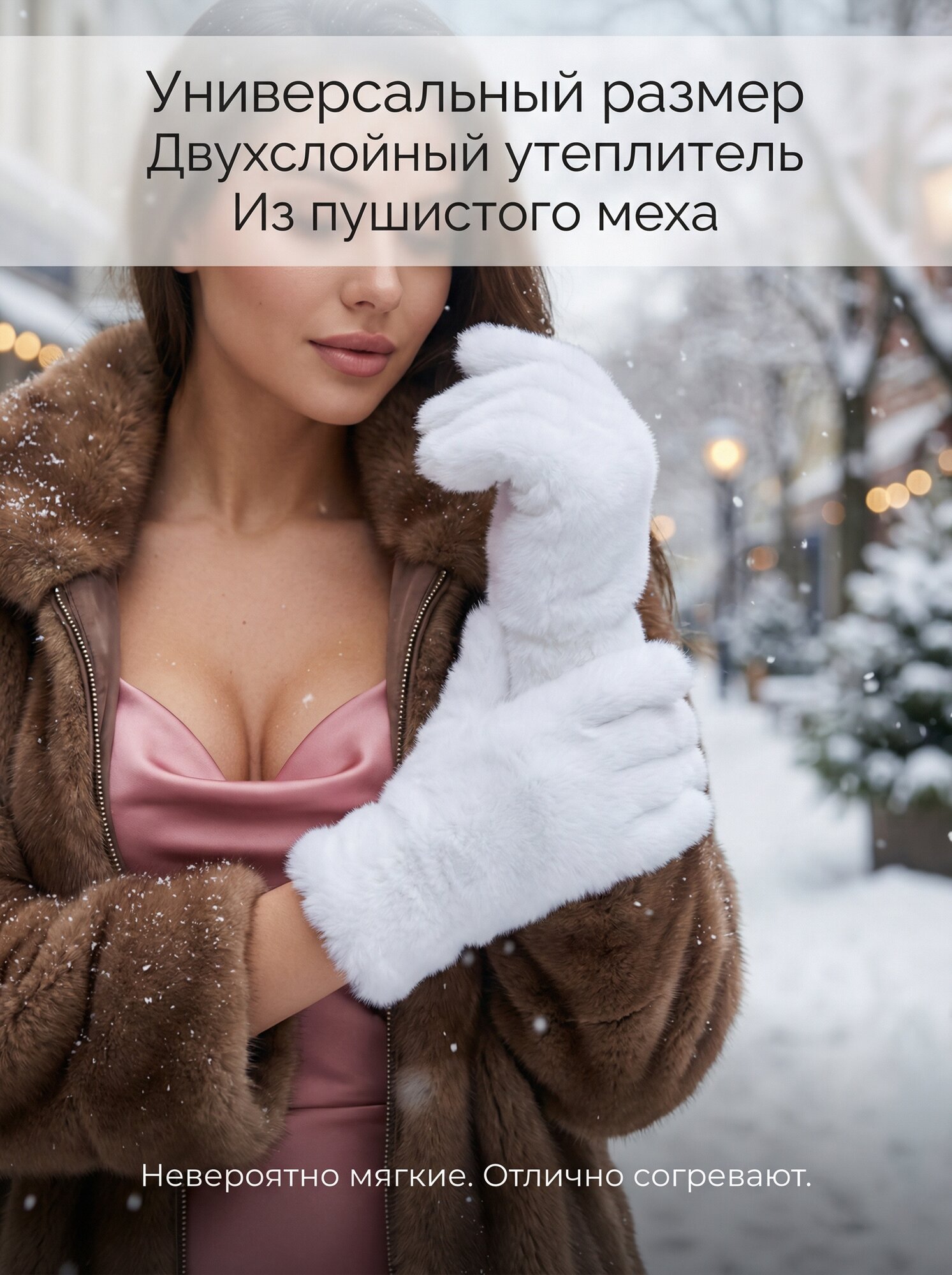 Перчатки Базовая коллекция для женщин