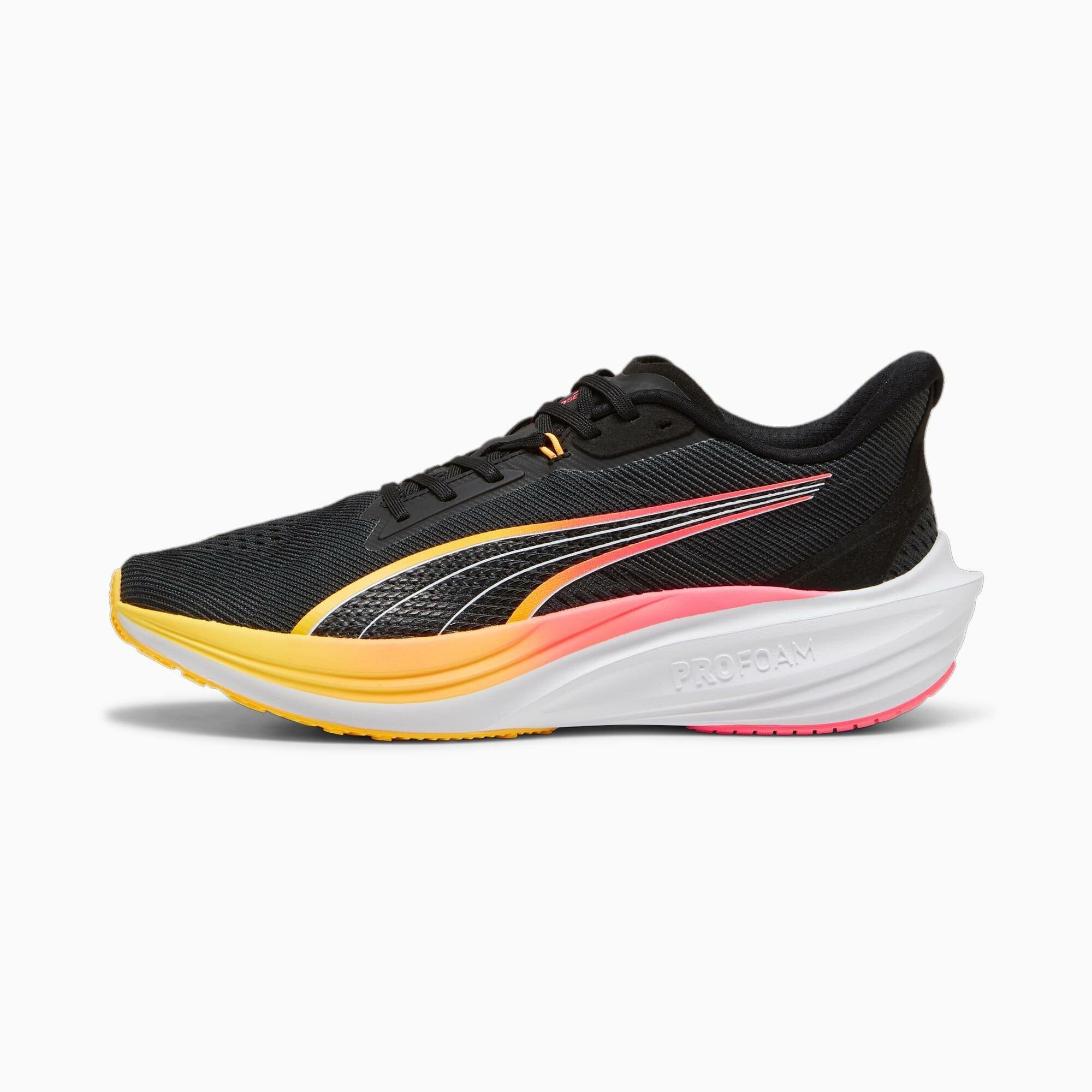 Кроссовки PUMA Darter Pro, размер 38, черный/желтый — фото 1